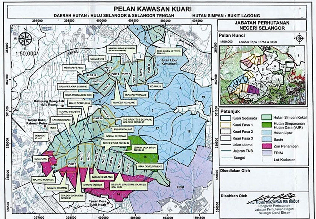 Bukit Lagong Forest Reserve to be quarried - Rosli Omar Photography